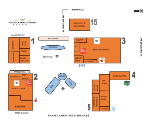 Roadhaven Resort Maps