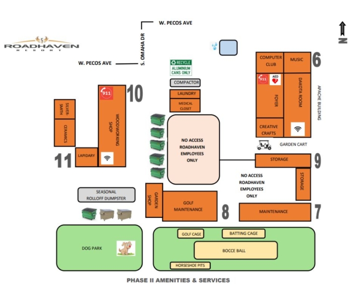 Roadhaven Resort Maps